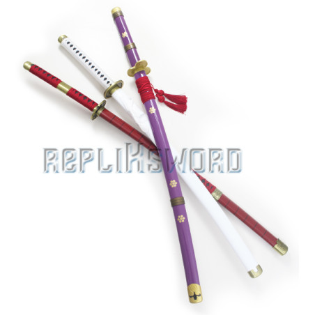 Achat 3 sabres de Zoro Pas cher, Replique Katana One Piece Repliksword