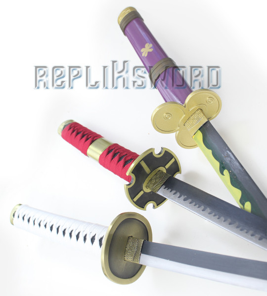 Achat 3 sabres de Zoro Pas cher, Replique Katana One Piece Repliksword