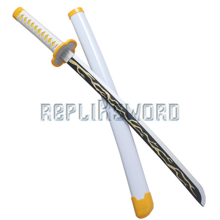 Achat Sabre Zenitsu 80cm, Katana Demon Slayer Pas Cher - Repliksword