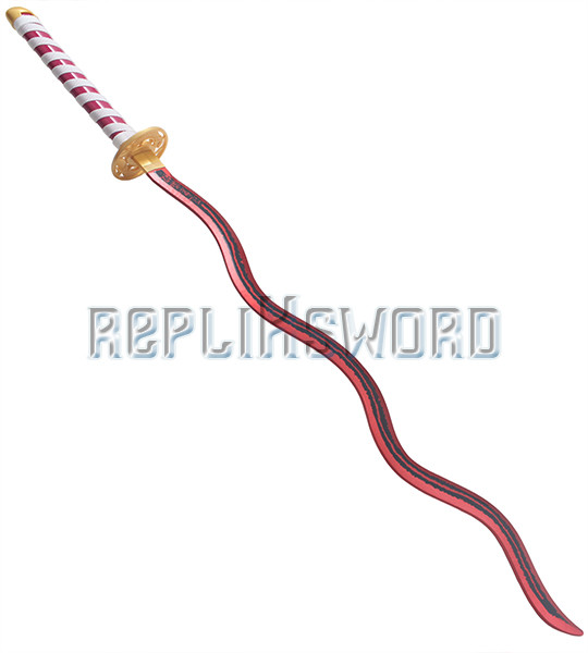 Achat Sabre Obanai en Bois, Katana Iguro Pas Cher - Repliksword