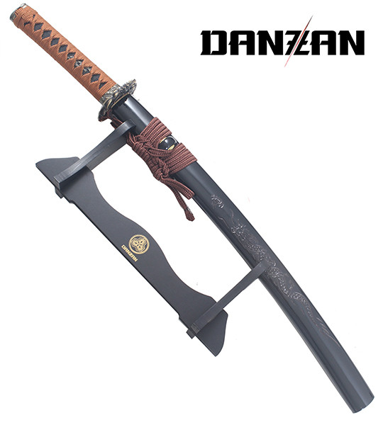 Achat Wakizashi Dragon Pas Cher, Sabre en Bois Danzan - Repliksword