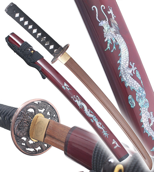 Achat Katana Danzan en Bois, Sabre Japonais de Qualité - Repliksword