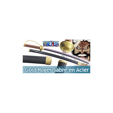 Achat Sabre Pirate One Piece, Gold Roger Epee - Repliksword