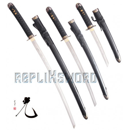 Katana Set de 3, Ensemble de 3 Katanas, Katanas Pas Cher - Repliksword